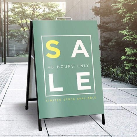 600x900 Metal A-Frame – Branding Evolution